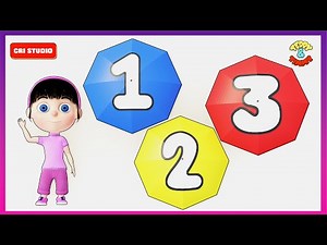 Learn Numbers From 1 To 10 | Colors for Kids | Counting | Color | Pink | Number Names | Kindergarten