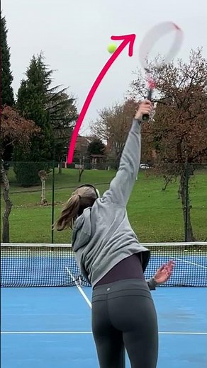 Here is how you swing for a #tennis #kickserve