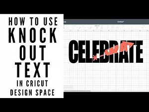 Knockout Text in Cricut Design Space