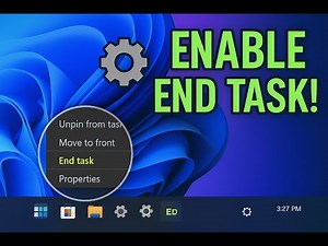 How to Enable Taskbar End Task on Windows 11 | Quick & Easy Fix (2025)
