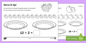 Serve It Up! Worksheets
