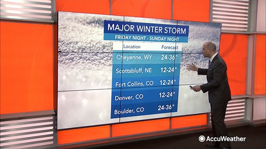 4.5K views · 66 reactions | Bernie Rayno has the latest on the biggest storm of the season for the Rockies, where 2-4 feet of snow will fall. https://bit.ly/3teyP6B | AccuWeather | Facebook