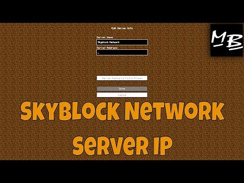 Minecraft Skyblock Network Server IP Address