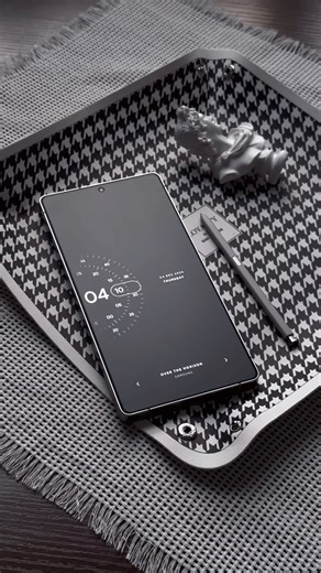 Clean Android AOD Clock Screens (App Revealed) #androidcustomization #androidsetup