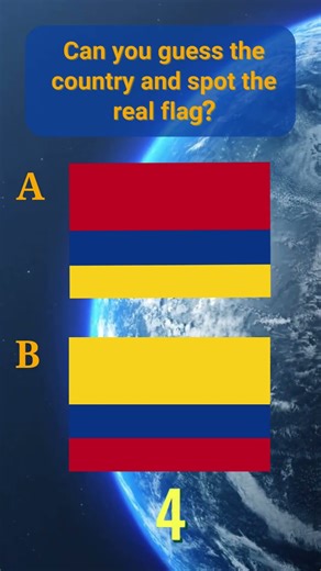 Guess the Country & the Real Flag | Flag Challenge