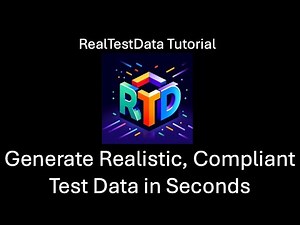 RealTestData – Generate Realistic, Compliant Test Data in Seconds