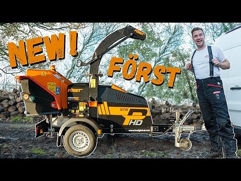 This Thing Is A BEAST! - We Test The NEW Forst ST6P Heavy Duty Wood Chipper - What do you think?