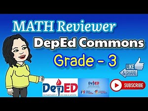 Deped Commons Grade 3 MATH | Online Learning Module | Quiz