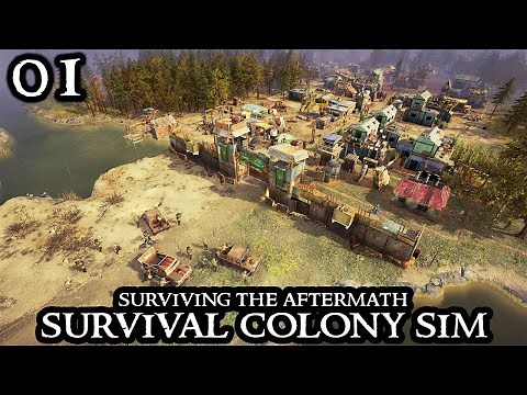 Surviving the Aftermath - The PERFECT Start - Shattered Hope NEW DLC Colony Sim Survival Part 01
