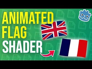 Animated flag shader (2D & 3D) - Learning shaders in Godot episode 3