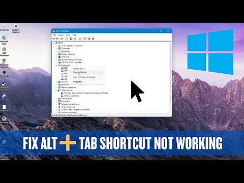 How to Fix Alt + Tab Shortcut Not Working in Windows 11/10 [Step-by-Step Solution]