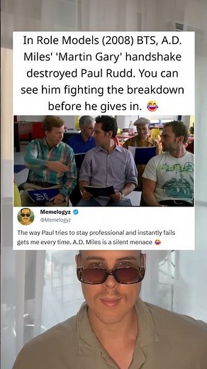 Paul Rudd Loses It During the ‘Martin Gary’ Handshake in Role Models (2008)