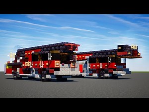 Minecraft La Crosse FD Quint Fire Truck Tutorial
