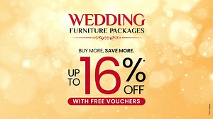 4.9K views · 2.3K reactions | This Wedding Season, the more you BUY, the more you SAVE! Create your own Wedding Furniture packages and get up to 16% OFF! Bed sets, dining sets, home décor accessories as well as special offers on sofa sets too! Also, get free vouchers for extra discounts! Visit your nearest Interwood showroom today or shop at https://interwood.pk/ #InterwoodForLife #Wedding #NewBeginings #NewHome #Weddingpackages #WeddingFurniture #BuyMoreSaveMore | Interwood | Facebook