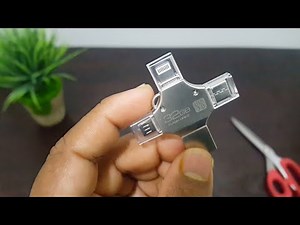 Best device for Data Transmission - 4 in 1 design Usb Drive - Happy News for iphone users - Unboxing