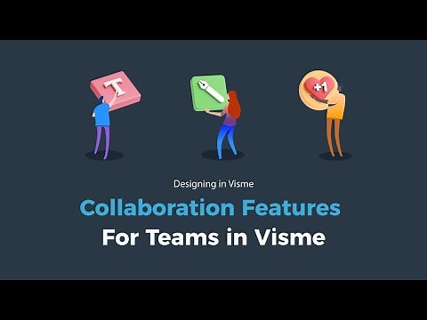 Collaboration Features For Teams in Visme | Online Design Collaboration Tools