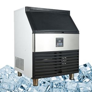 [Hot Item] High Capacity Ice Cube Machine 80kg/24h Air Cooled Cube Ice Maker Commercial Ice Making Equipment