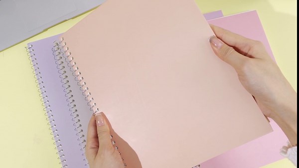 Patelai 6 Pack Jumbo Left Handed Spiral Notebooks 8.5 x 11'' Wide Ruled with Three Hole Paper Wire Bound Lefty Spiral Notebooks 100 Sheets Notebook School Supplies for Left Handed Use (Mixed Color)