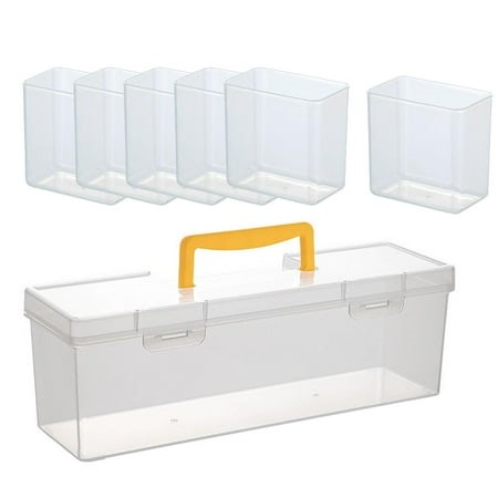 AMLESO Food Containers with Lids Clear Spaghetti Food Storage Box for Kitchen Pasta Yellow Handle - Walmart.ca
