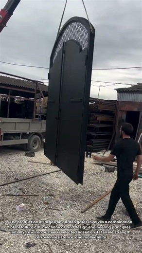 Scientific Overview of Large Iron Garden Gate Production