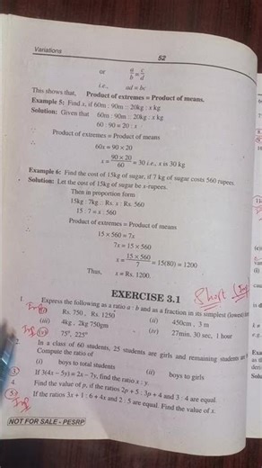 Class 10 math Ch 3 Ex 3.1 Most Important Question 2026 #2026 #ytshorts #shorts #class10 #shortsvideo
