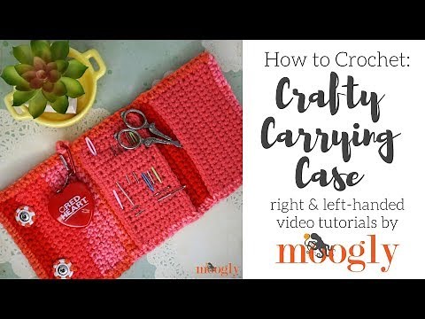 How to Crochet: Crafty Carrying Case (Right Handed)