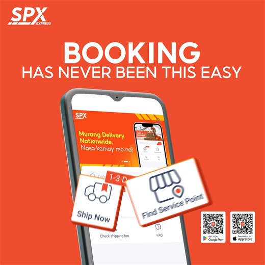 📦 Easy booking? SPX got you! ✨ Deliver your parcels in just a few taps and enjoy smooth shipping every time. Become a VIP seller today: https://bit.ly/SPXEasyBooking_FB #SPXExpressPH #SPXVIPSeller | SPX Express PH