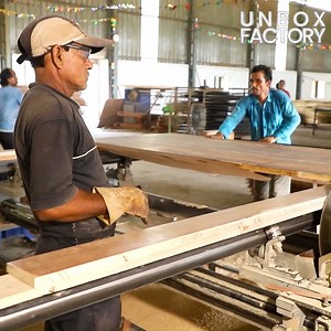 268K views · 2.4K reactions | How Wooden Doors are made from Natural Raw Wood | Unbox Factory | Facebook