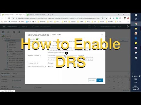 How to Enable and configure VMware vSphere DRS, VMware vSphere® Distributed Resource Scheduler™