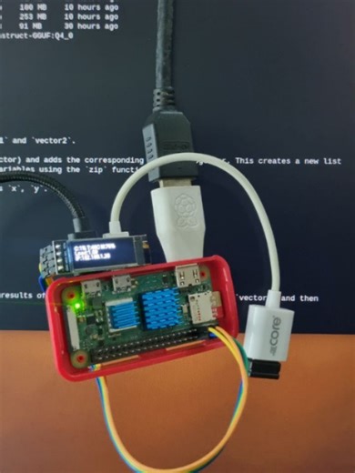 Udit Maurya on Instagram: "Tried running a 135M-parameter language model on the Raspberry Pi Zero 2W and at first, it refused to run due to low memory ! After increasing the swap memory to 1GB, the model finally loaded and started generating text locally. It’s wild that a board this tiny can run real LLMs with just a bit of tuning. Edge AI is getting powerful. #RaspberryPiZero2W #RaspberryPi #LLM #EdgeAI #OnDeviceAI #TinyML #AIProjects #LinuxProjects #SwapMemory #EmbeddedSystems #TechExperiment 