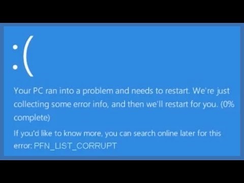 How to Fix PFN LIST CORRUPT Error on Windows 11?
