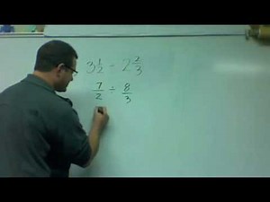 How to Divide mixed numbers in mathematics