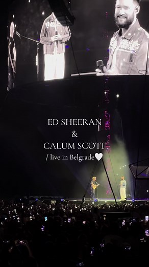 ✨ @Ed Sheeran & @Calum Scott LIVE IN BELGRADE ✨ @efinity.tickets | @teddysphotos | @livehoneycomblive.rs | @skymusic.production #edsheeran #usce #edsheeranbeograd #edsheerankoncert #efinity