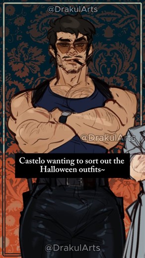 Castelo is picking their outfits next year- Happy Halloween everyone! OC - Moreira and Castelo [Poisonous Desires] . . . #art #artist #oc #drawing #artreel #artreels #fyp #fypシ oc original character oc #artadvice #ocdesign #artquestion #webcomic ocs #ocs #originalcharacters #ocart #reelart #digitalart #joandarkocs | DrakulArts