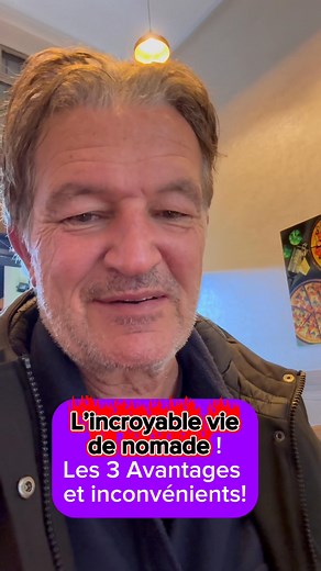 Exclusif : L’incroyable vie de nomade. Les 3 avantages et inconvénients! #voyage #laminutedericardo #nomade #media #tv | Richard Boutry