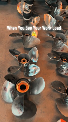 Smart boater’s taking advantage of the off season repair schedule. Don’t be late on the lake this year!!purepropeller.com##pureperformance##propellerresurrection##fyp##volvomarine##mercurymarine