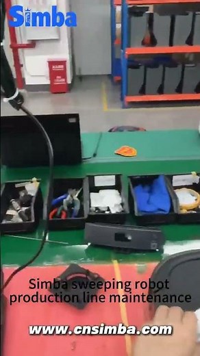 Simba Sweeping robot in production line processing