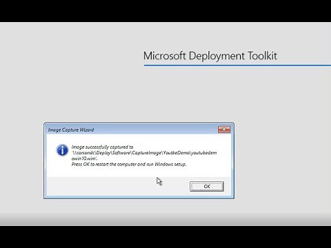 Build windows 10 reference image with Task Sequence media