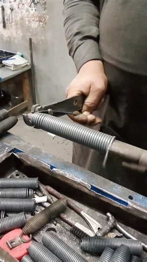 Perfect taper spring made on machine no cnic#Short