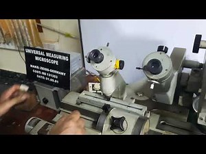 Measurements on Universal measuring microscope