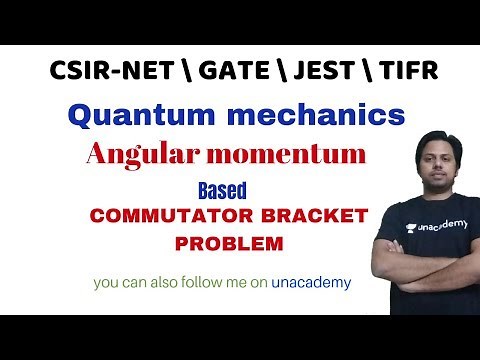 Commutator Bracket |Angular Momentum | Quantum Mechanics |POTENTIAL G