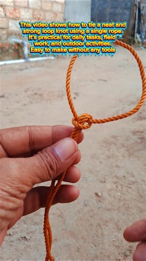 Quick & Simple Loop Knot 🔗