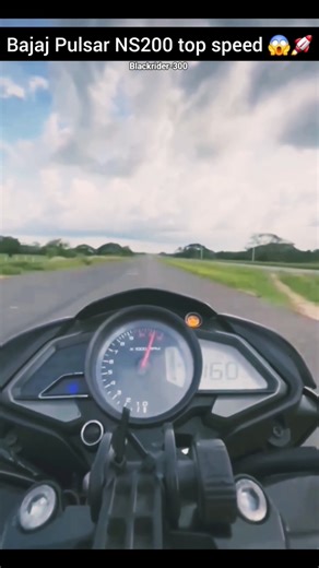 Bajaj Pulsar ns200 ka top speed 199 😱bhai yah to mini rocket Hai 🚀💯 #ns200 #ns200topspeed #topspeed