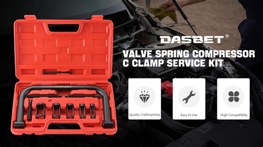 Watch DASBET Valve Spring Compressor C Clamp Service Kit on Amazon Live