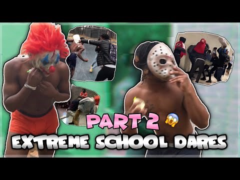 ‼️EXTREME SCHOOL DARES PT 2‼️(BEST ON YOUTUBE 💚)