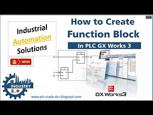 How to create Function Block in PLC GX works 3