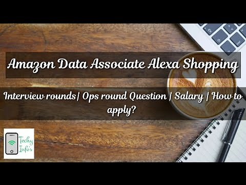 Amazon Data Associate Alexa Shopping | Interview Rounds | OPS Questions | Salary | How to Apply ?
