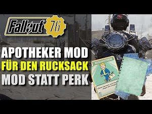 Neue Rucksack Mod | Aphotheker Rucksack Mod ist genial | Wastelanders | Fallout 76