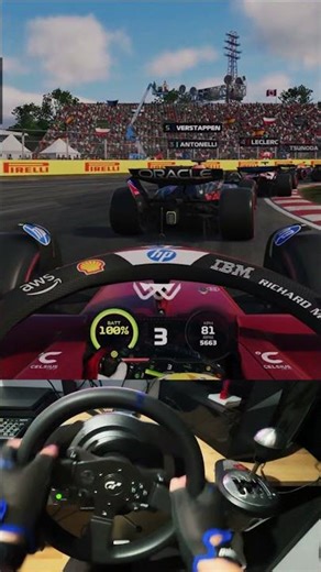 F1 25 | CANADIAN GRAND PRIX | FERRARI LECLERC | THRUSTMASTER T300 RS | STEERING WHEEL GAMEPLAY