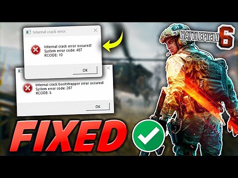 Battlefield 6 Internal Crack Error Fixed ✅ | Fix Battlefield 6 Internal Crack Bootstrapper Error Fix